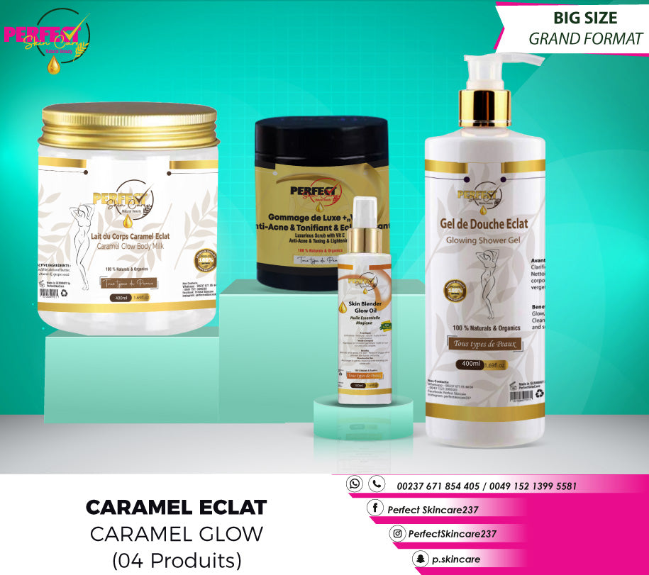 (Grand Format) Gamme Caramel Éclat - Non Éclaircissant – Perfect Skincare